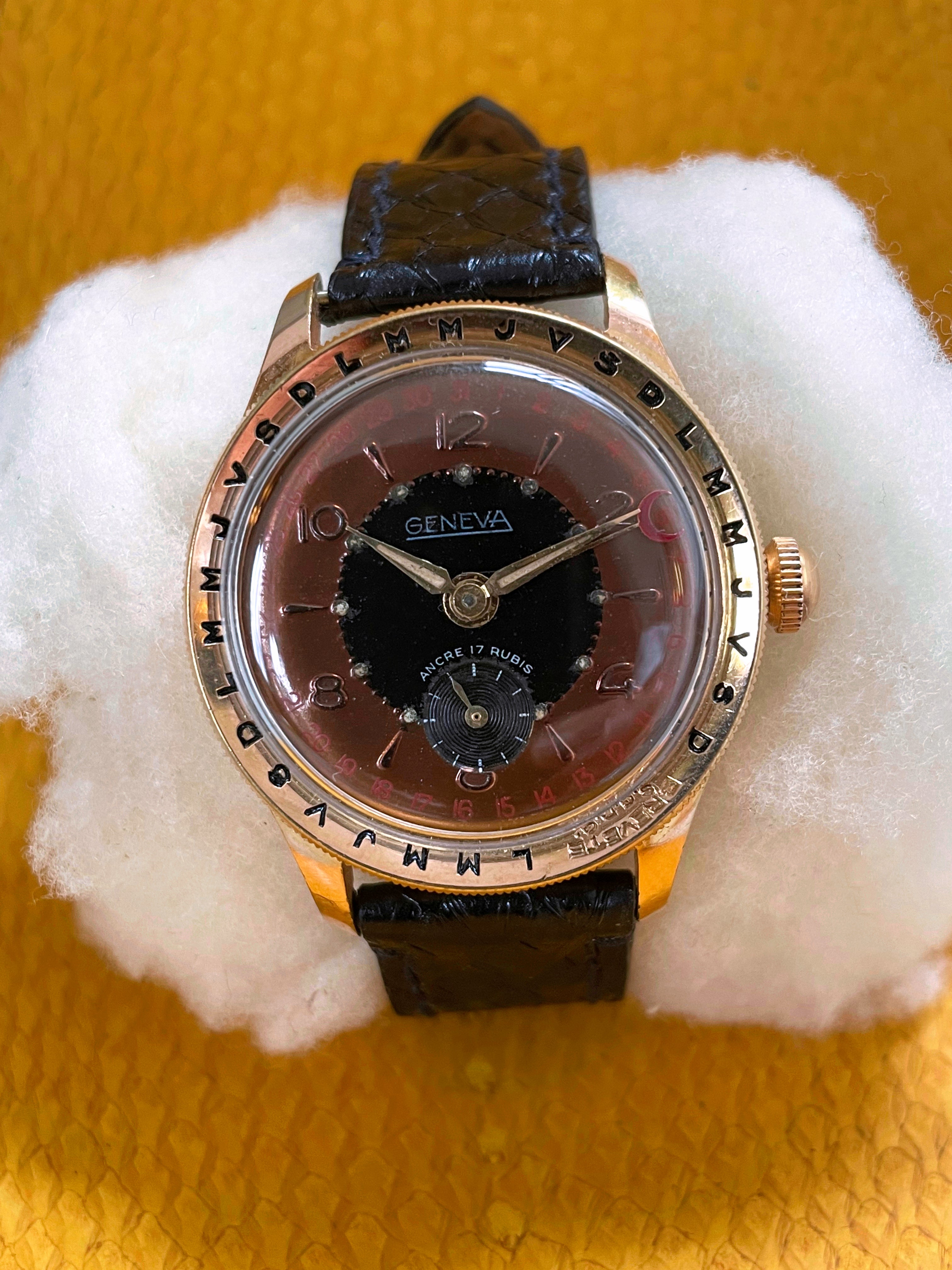 1960 Geneva Calendographe – la remontrerie